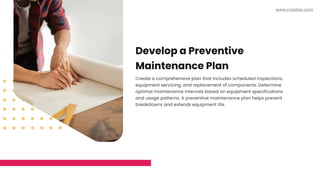 Implementing a Proactive Maintenance Strategy | PDF