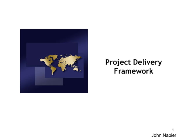 Implementing a project delivery framework | PPTX