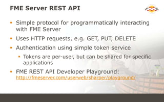 Implementing a Simple Web Application with FME Server | PPT