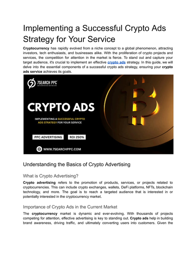 Implementing a Successful Crypto Ads Strategy for Your Service.pdf