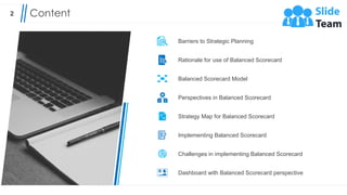 Implementing Balanced Scorecard In Organization Powerpoint Presentation Slides | PPT