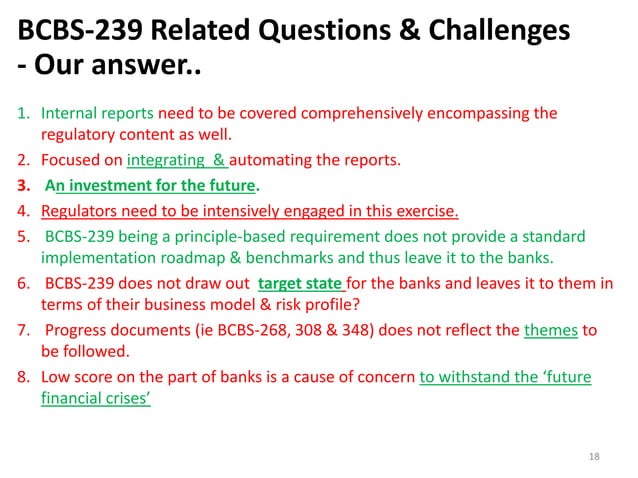 Implementing bcbs 239 rdarr | PPTX | Databases | Computer Software and ...