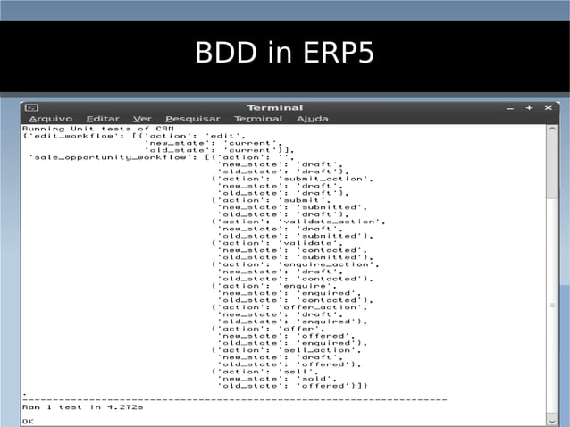 Implementing Behavior Driven Development in an Open Source ERP | PPT
