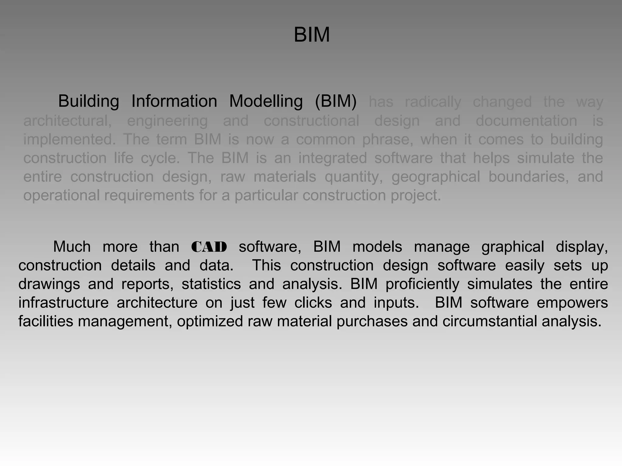 Implementing Building Information Modelling in Construction | PPT