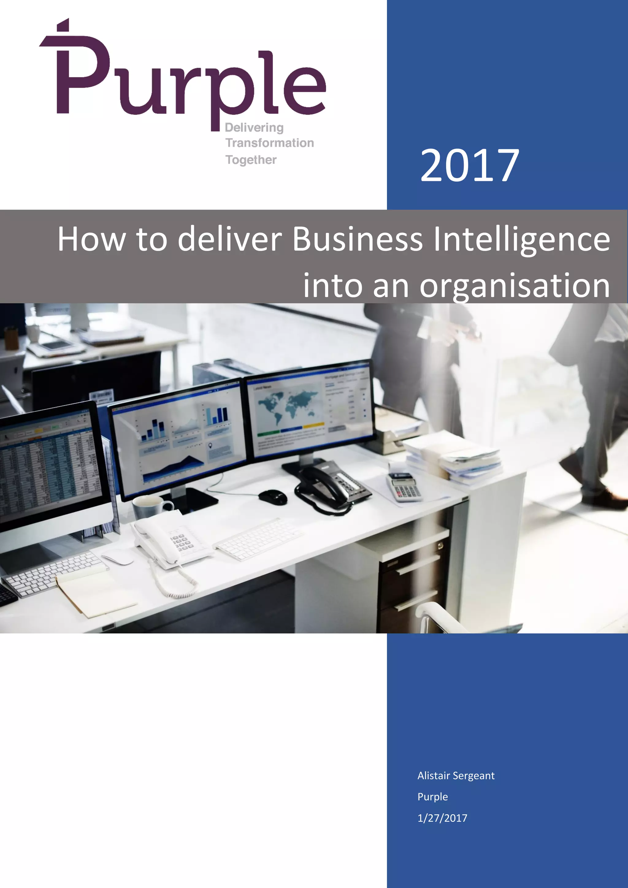 Implementing business intelligence | PDF