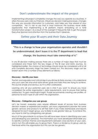 Implementing business intelligence | PDF