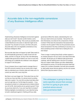 Implementing business intelligence-whitepaper | PDF