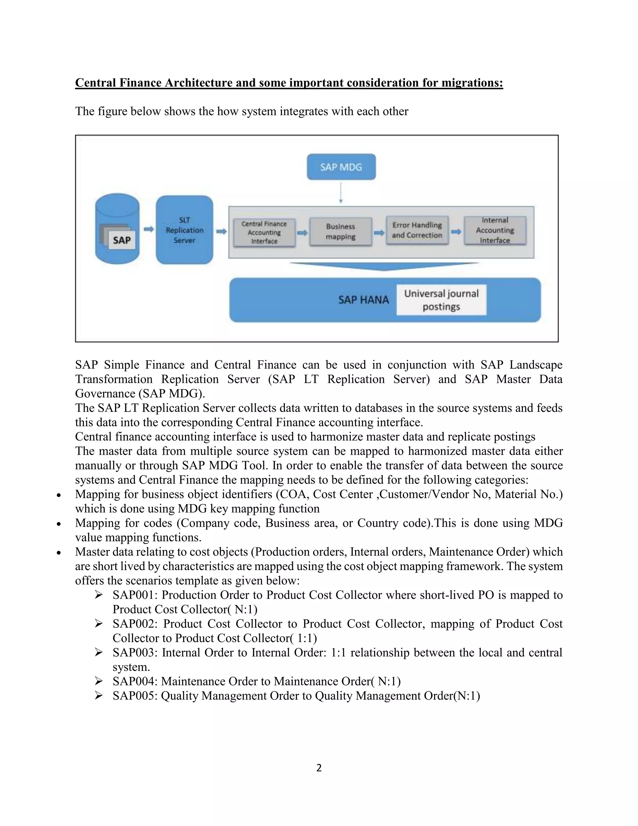 SAP S/4 Simple Finance Implementation Strategy: Central Finance Deployment Option | PDF