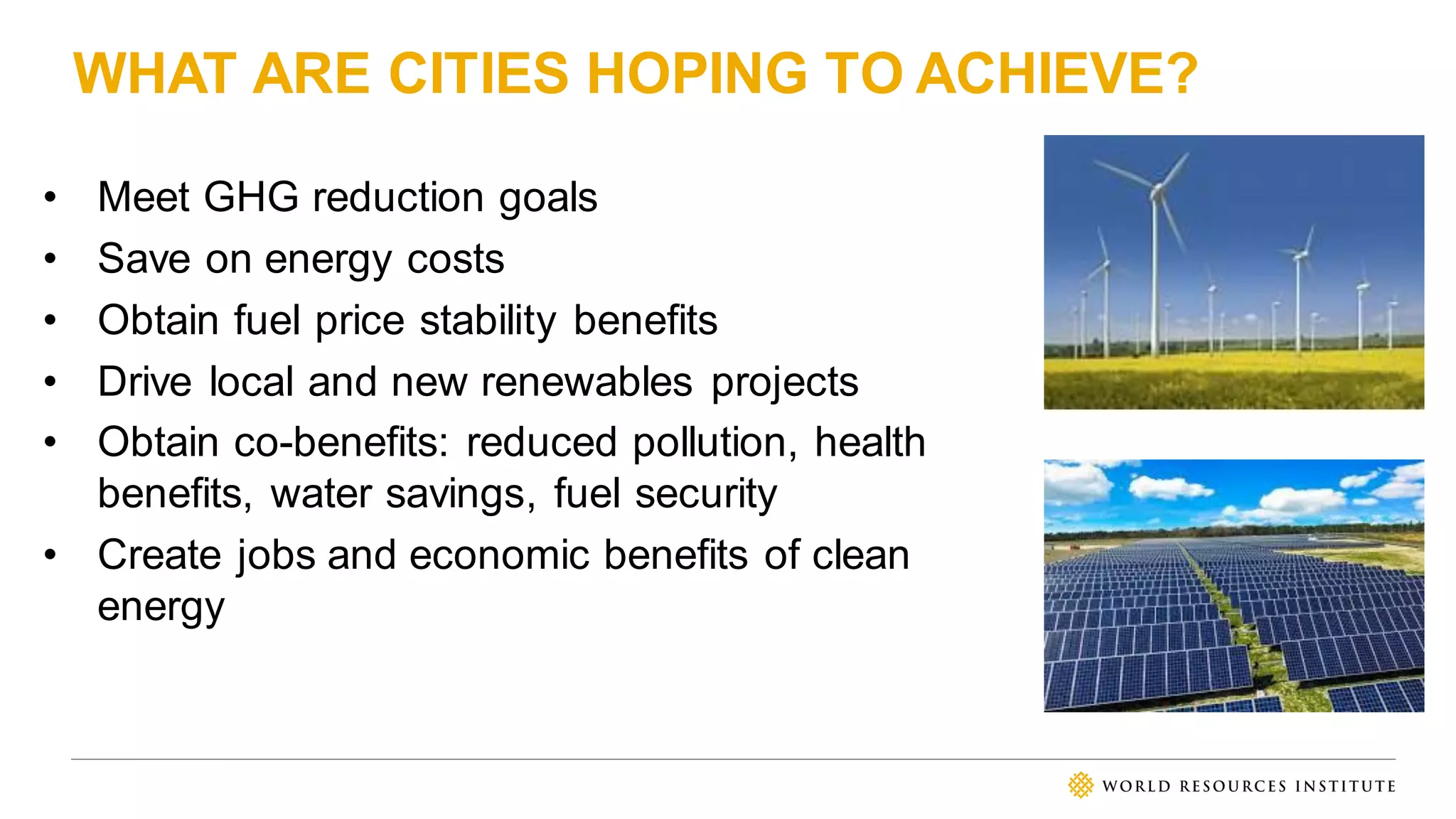 Implementing City Community-Wide Renewable Energy Goals | PDF