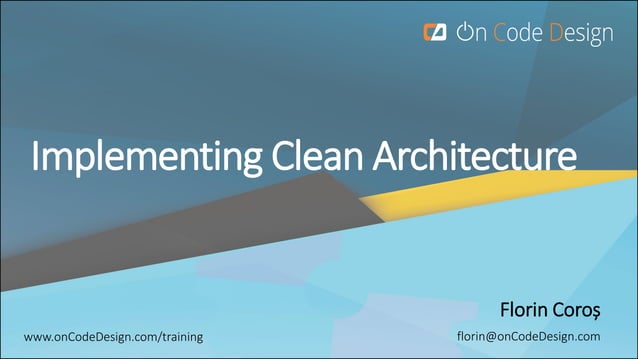 Implementing Clean Architecture | PPT