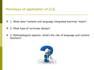 Implementing clil programmes | PPT