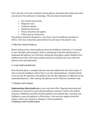 Implementing Clinical Pathways: 7 Steps, Importance & Challenges ...