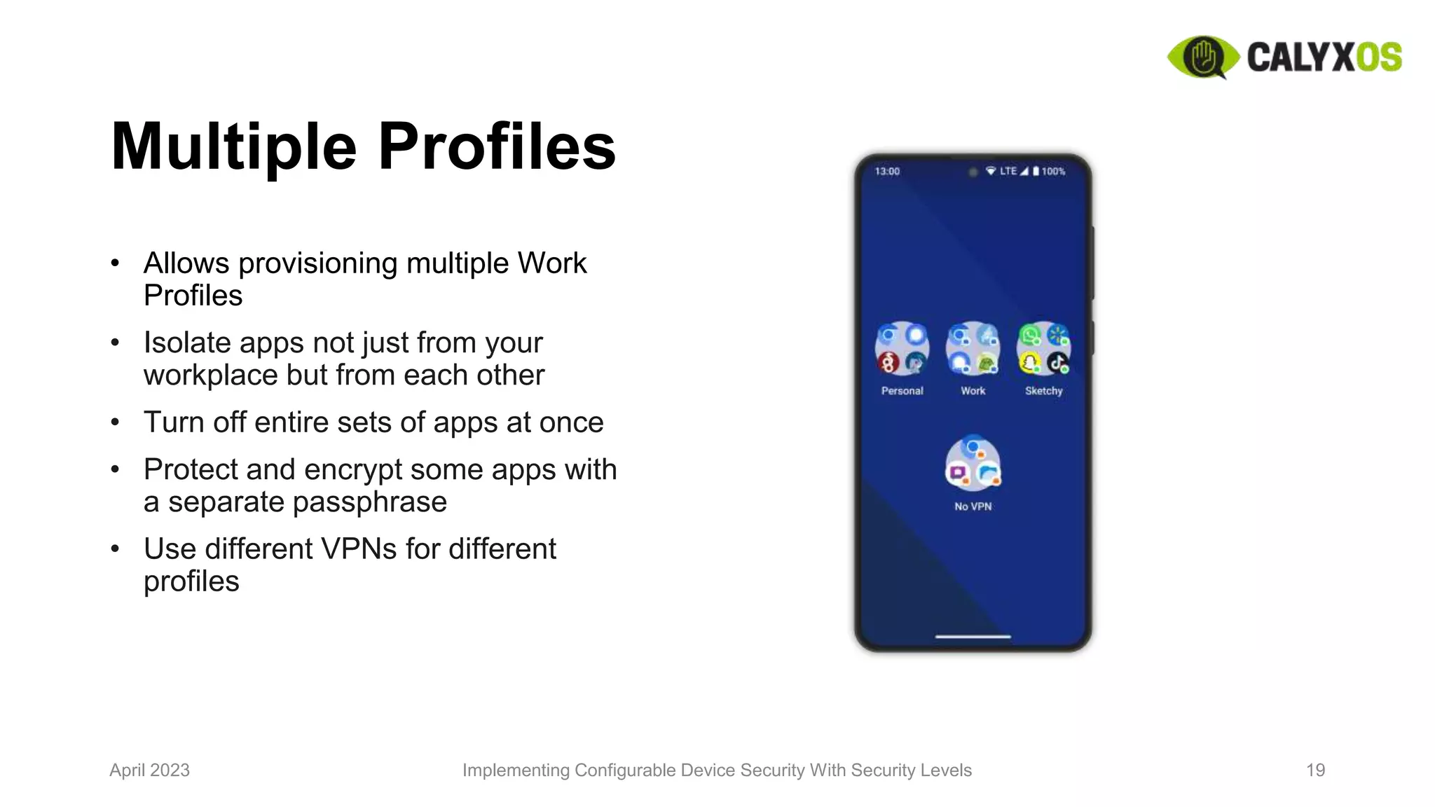 Implementing Configurable Device Security With Security Levels.pptx