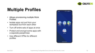 Implementing Configurable Device Security With Security Levels.pptx