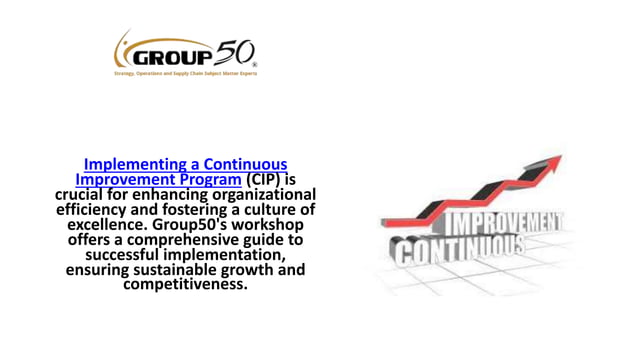 Implementing a Continuous Improvement Program: Key Strategies for ... Implementing a Continuous Improvement Program: Key Strategies for ...