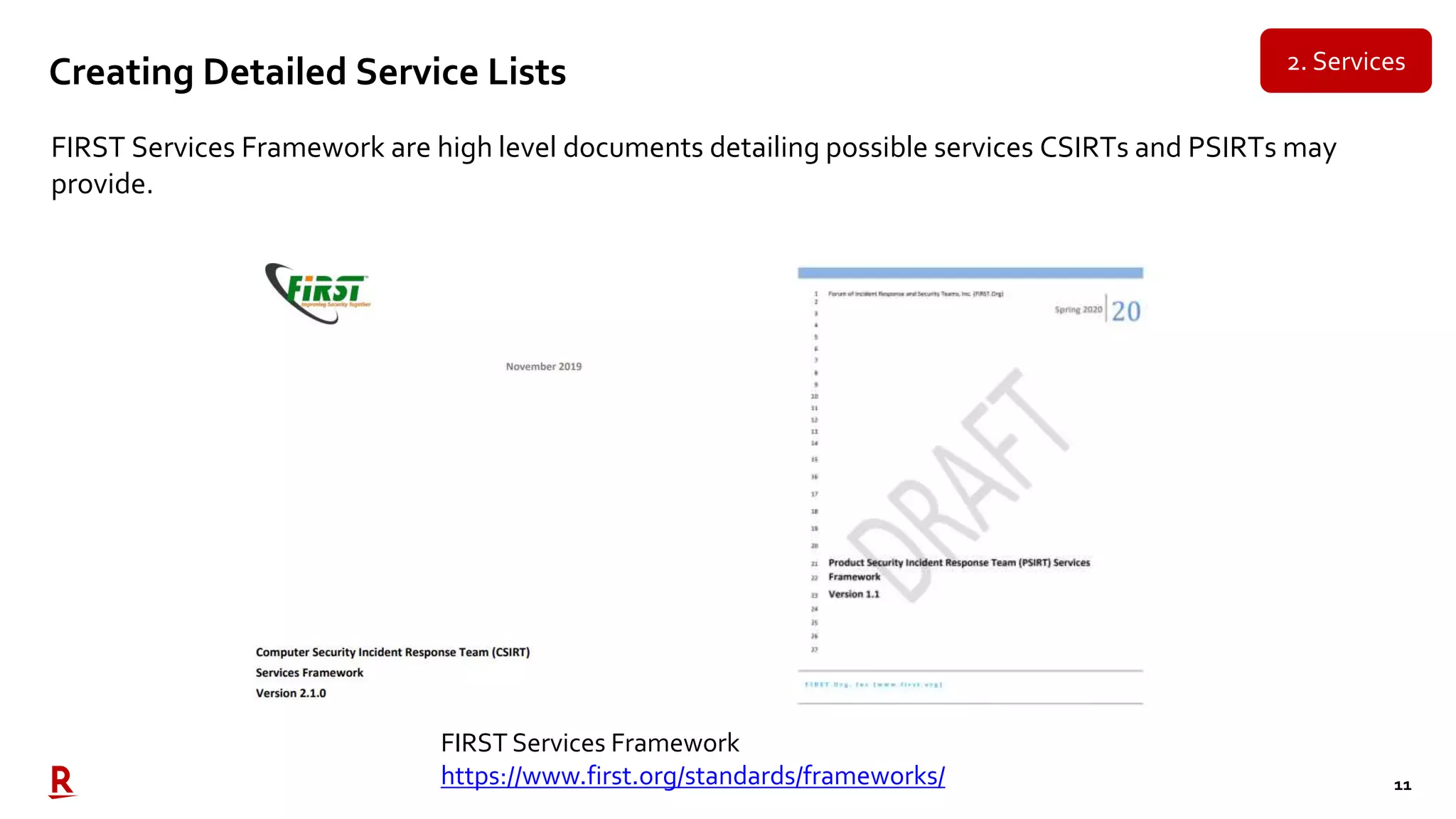 Implementing CSIRT based on some frameworks and maturity model | PPTX