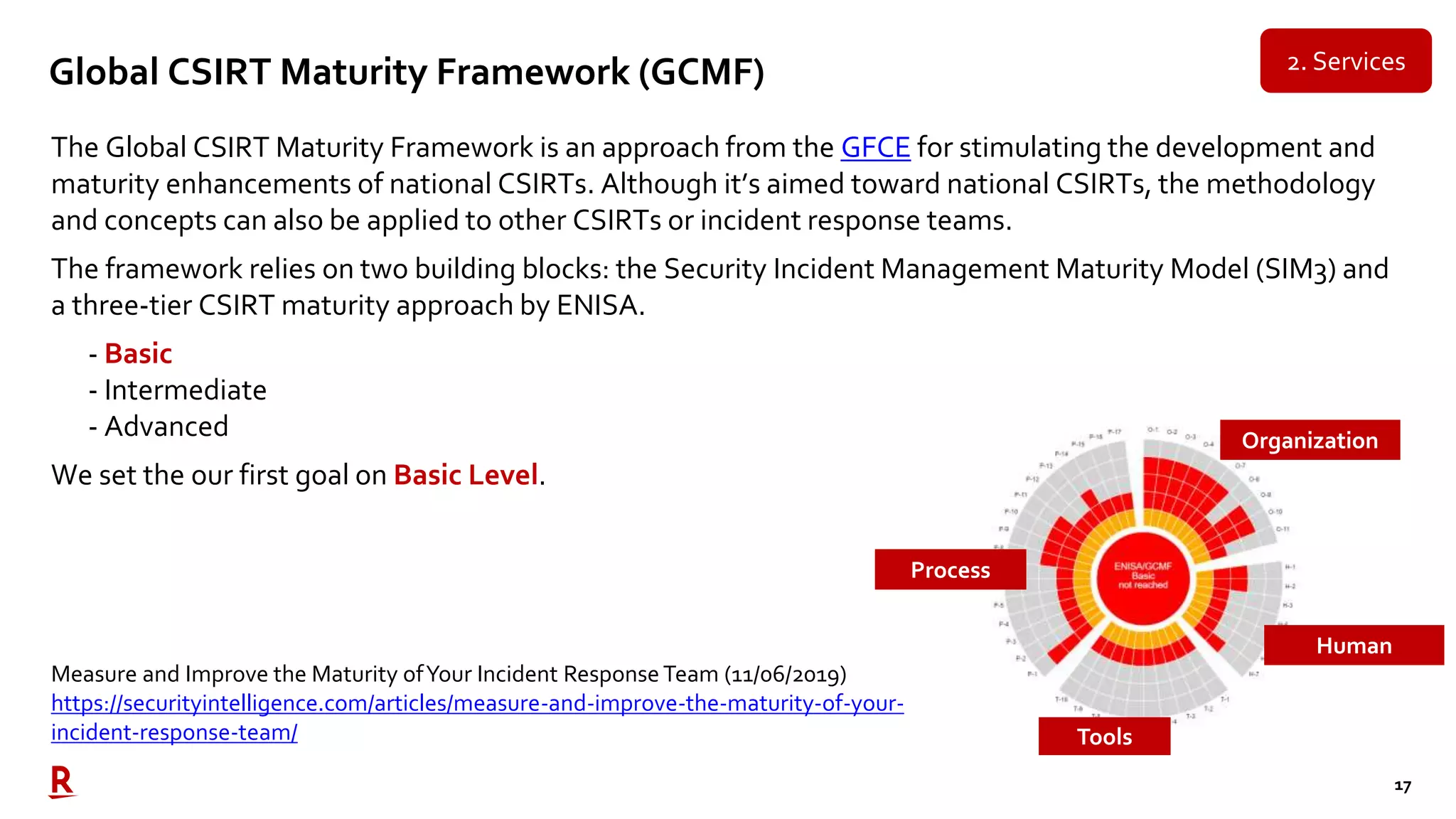 Implementing CSIRT based on some frameworks and maturity model | PPTX