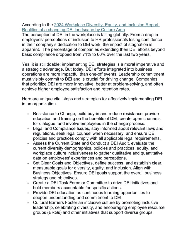 IMPLEMENTING STRATEGIES WITHIN YOUR ORGANIZATION | PDF