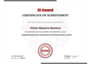 Implementing Docker Containers with Windows Server 2019 | PDF | Operating Systems | Computer ...