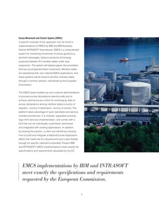 Implementing e-Customs in Europe: An IBM point of view on E Government ...