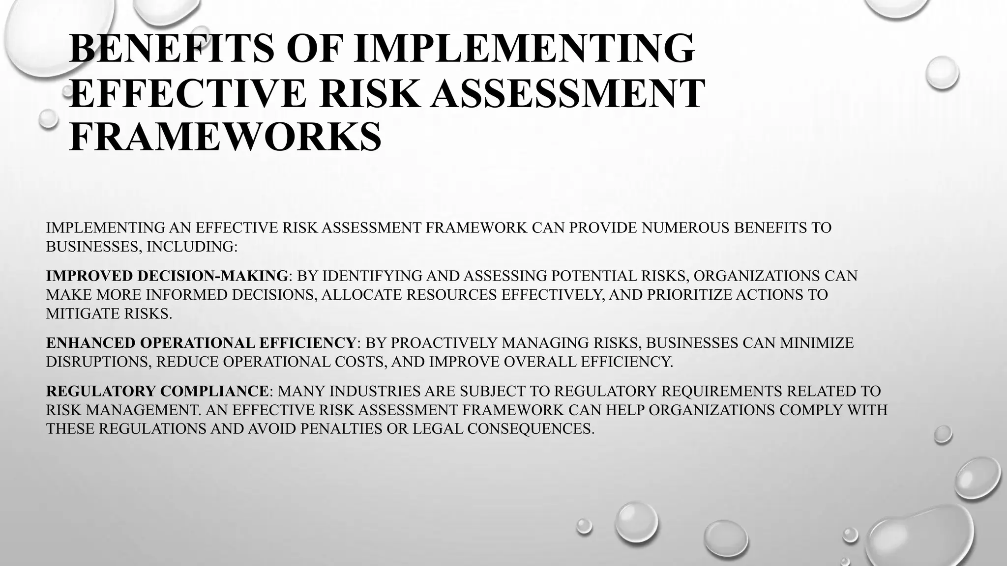 Implementing Effective Risk Assessment Frameworks in Charlotte, NC | PPT
