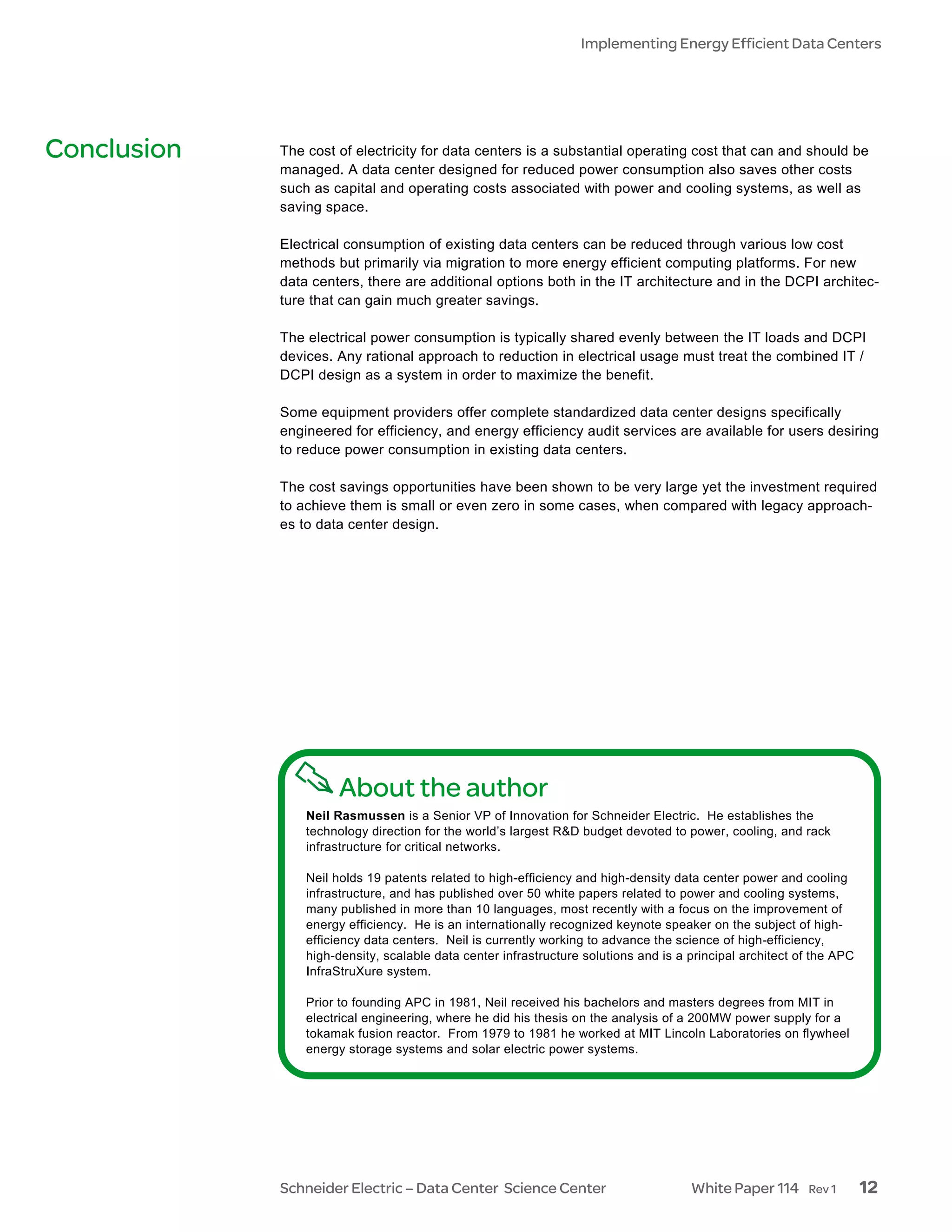 Implementing energy efficient data centers | PDF | Gas and Electric | Home Utilities