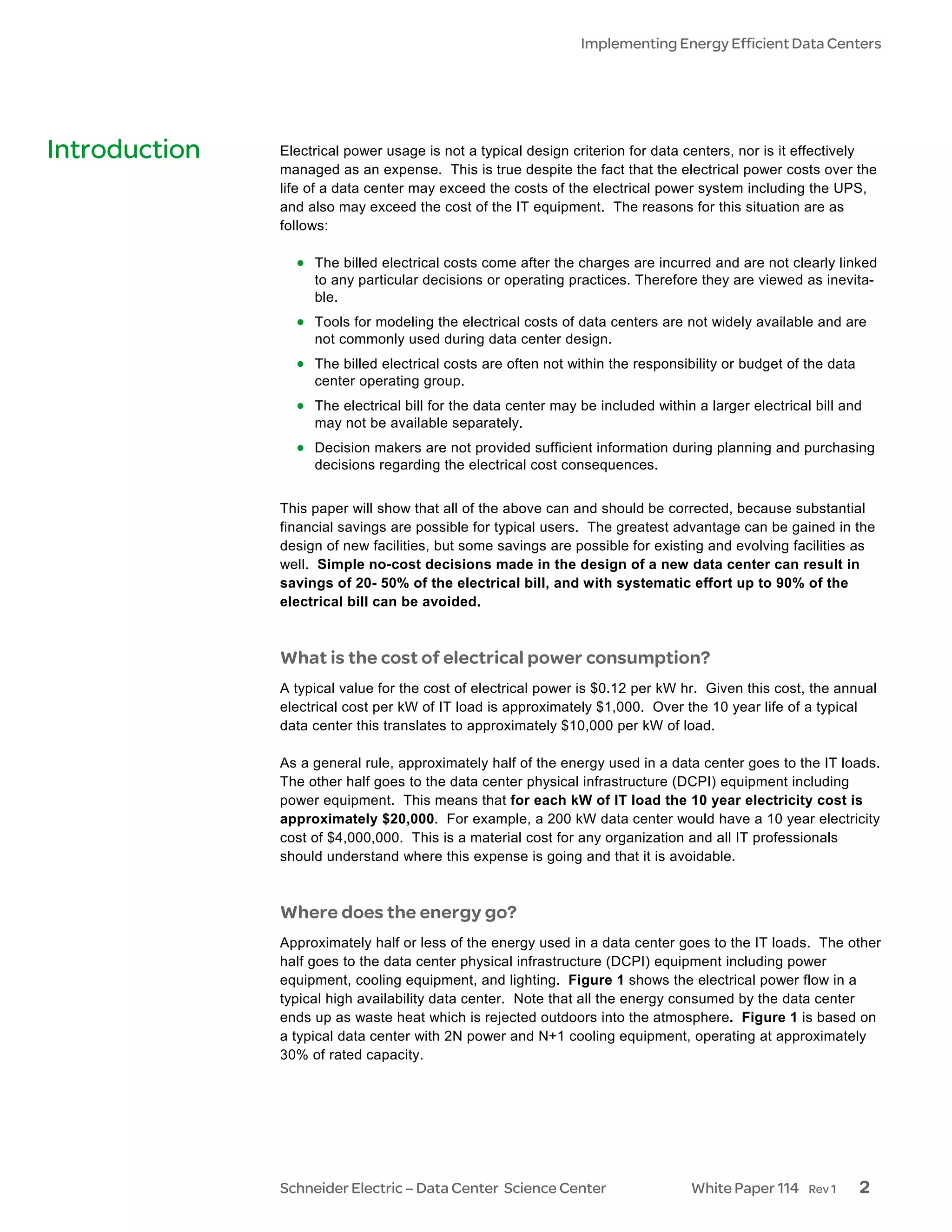 Implementing energy efficient data centers | PDF | Gas and Electric | Home Utilities