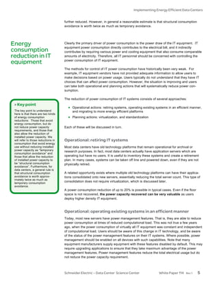 Implementing energy efficient data centers | PDF | Gas and Electric | Home Utilities