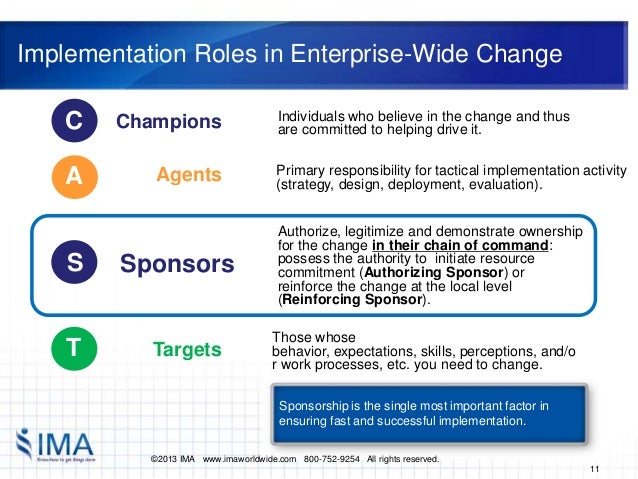Tips On How To Implement Enterprise-Wide Change