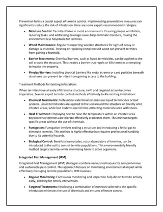 Implementing Expert Termite Pest Control Methods | PDF