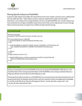 Implementing Flash Storage for SQL Server from Virident | PDF