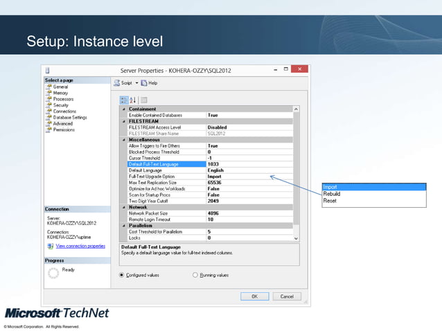 Implementing Full Text in SQL Server | PPT