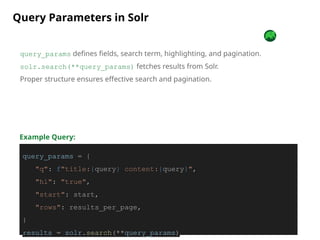 Implementing full text search with Apache Solr | PPTX