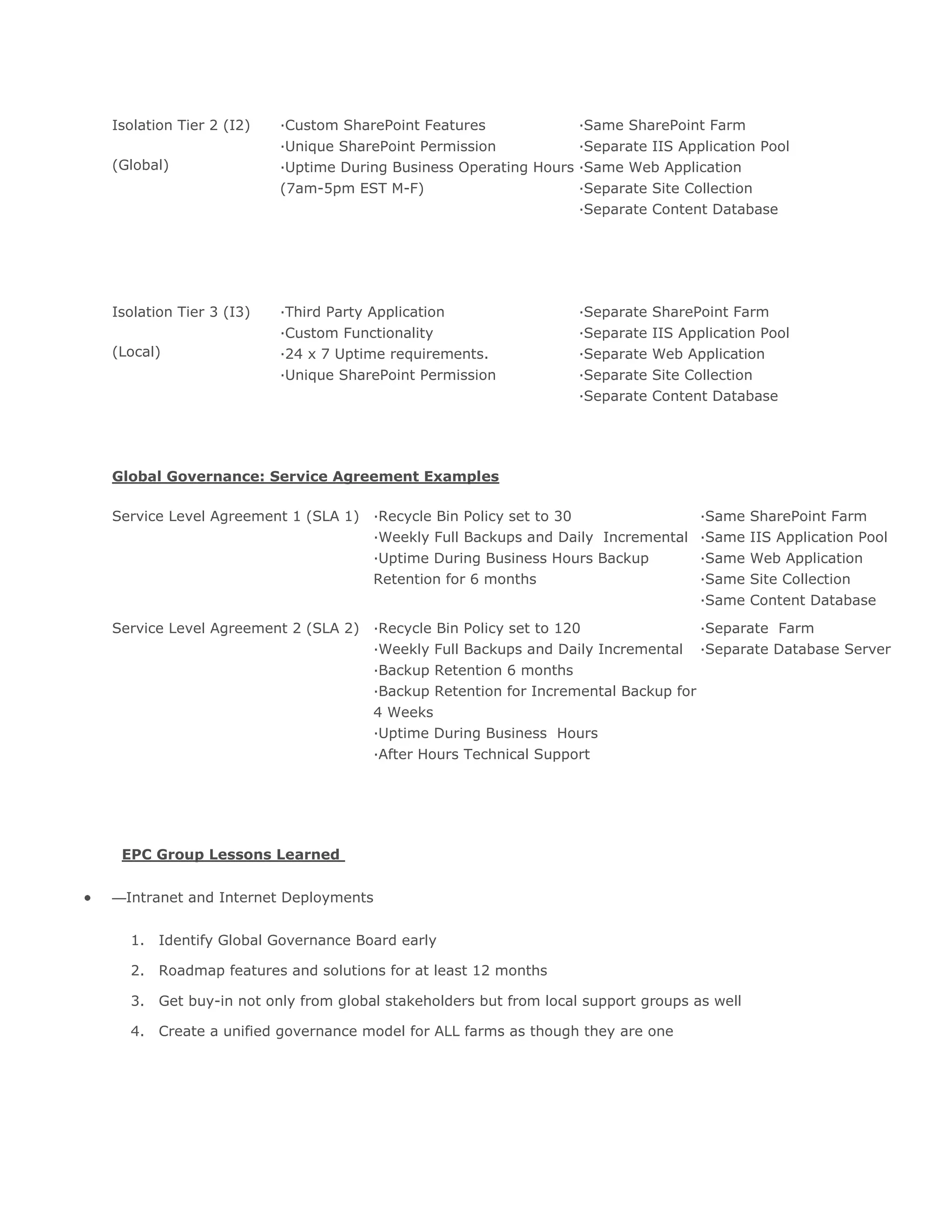 Implementing Global Intranet Governance with a Proper Long-term Roadmap - EPC Group | DOCX