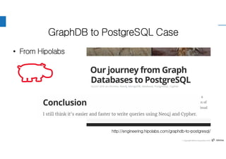 AgensGraph: a Multi-model Graph Database based on PostgreSql | PPT