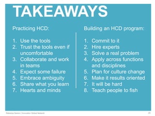 Implementing Human Centered Design as a Method of Change | PPTX ...