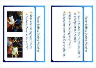 Implementing Health And Safety Programmes In Sports Management | PPT