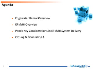 Implementing hyperion epm bi as a system - delivering on world class ...