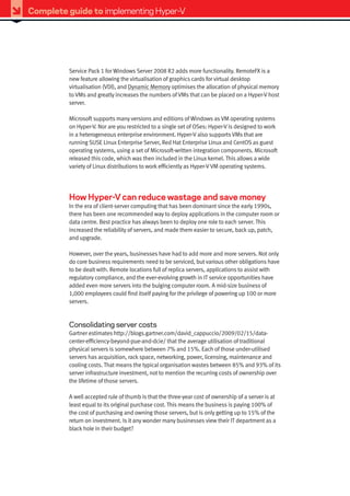 Implementing hyperv | PDF