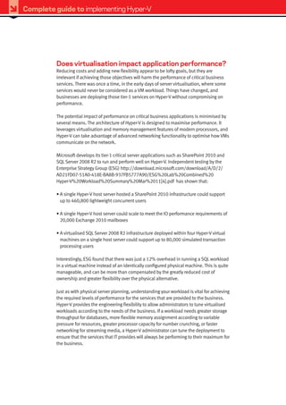 Implementing hyperv | PDF
