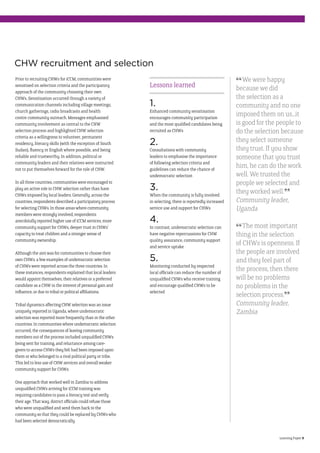 Implementing integrated community case management: stakeholder ...