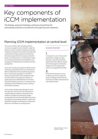 Implementing integrated community case management: stakeholder ...