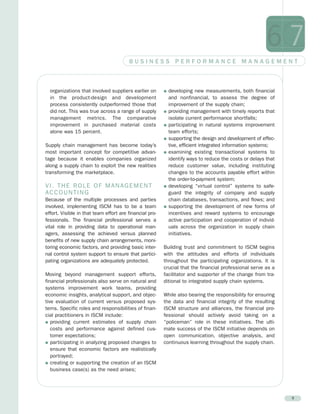 Implementing integrated supply chain | PDF