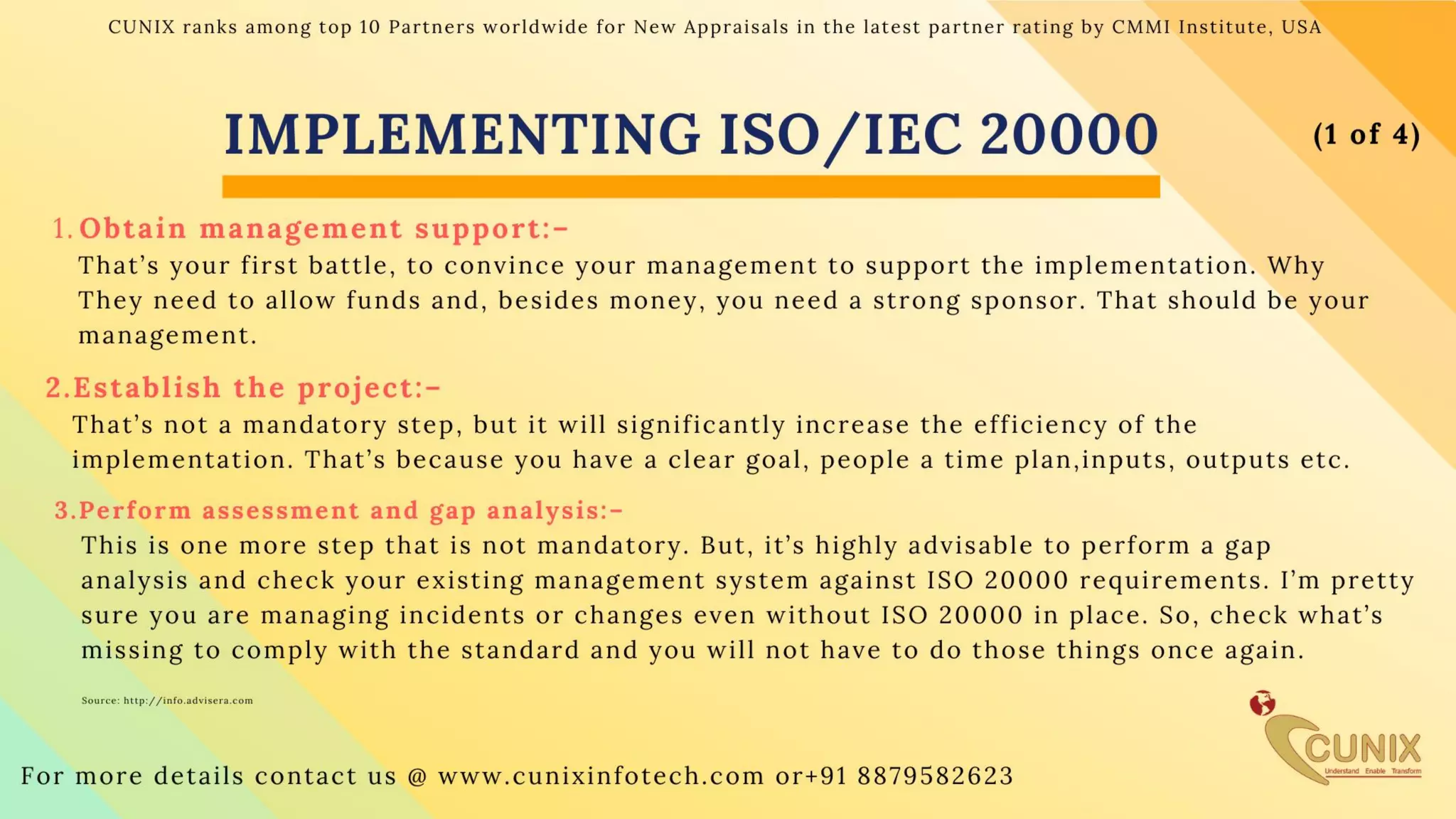 Process of Implementing ISO 20000 | PPT