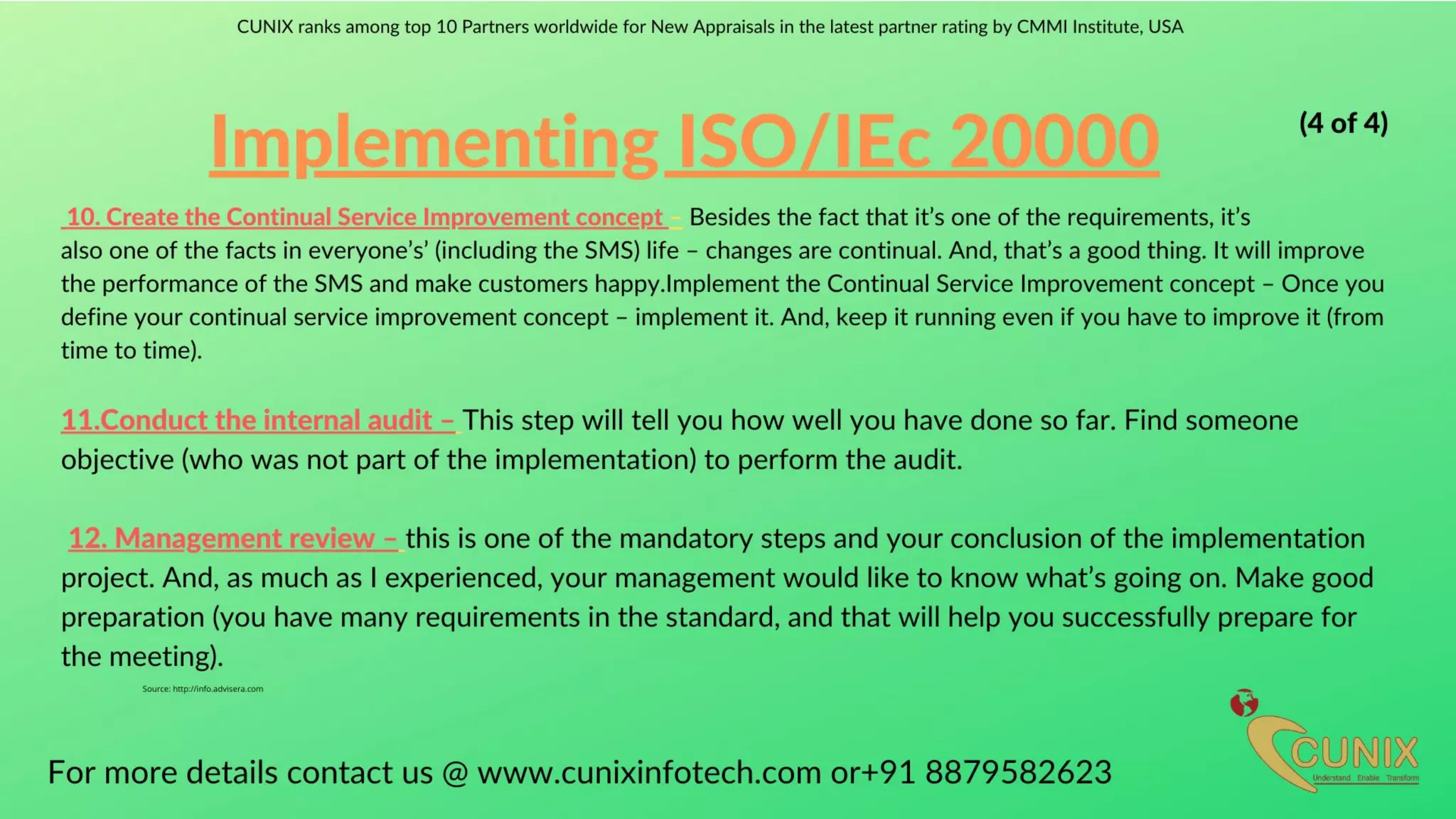 Process of Implementing ISO 20000 | PPT