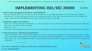 Process of Implementing ISO 20000 | PPT