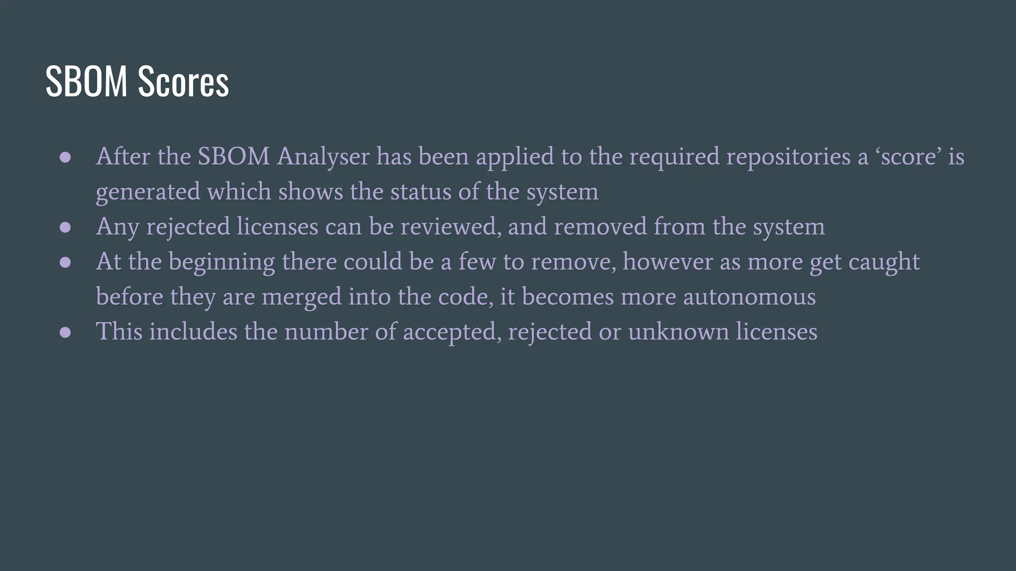 Implementing OpenChain ISO/IEC 5230 at endjin | PPT