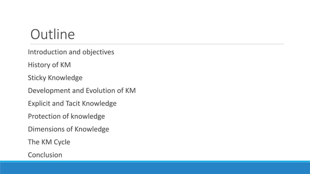 Implementing Knowledge Management | PPT