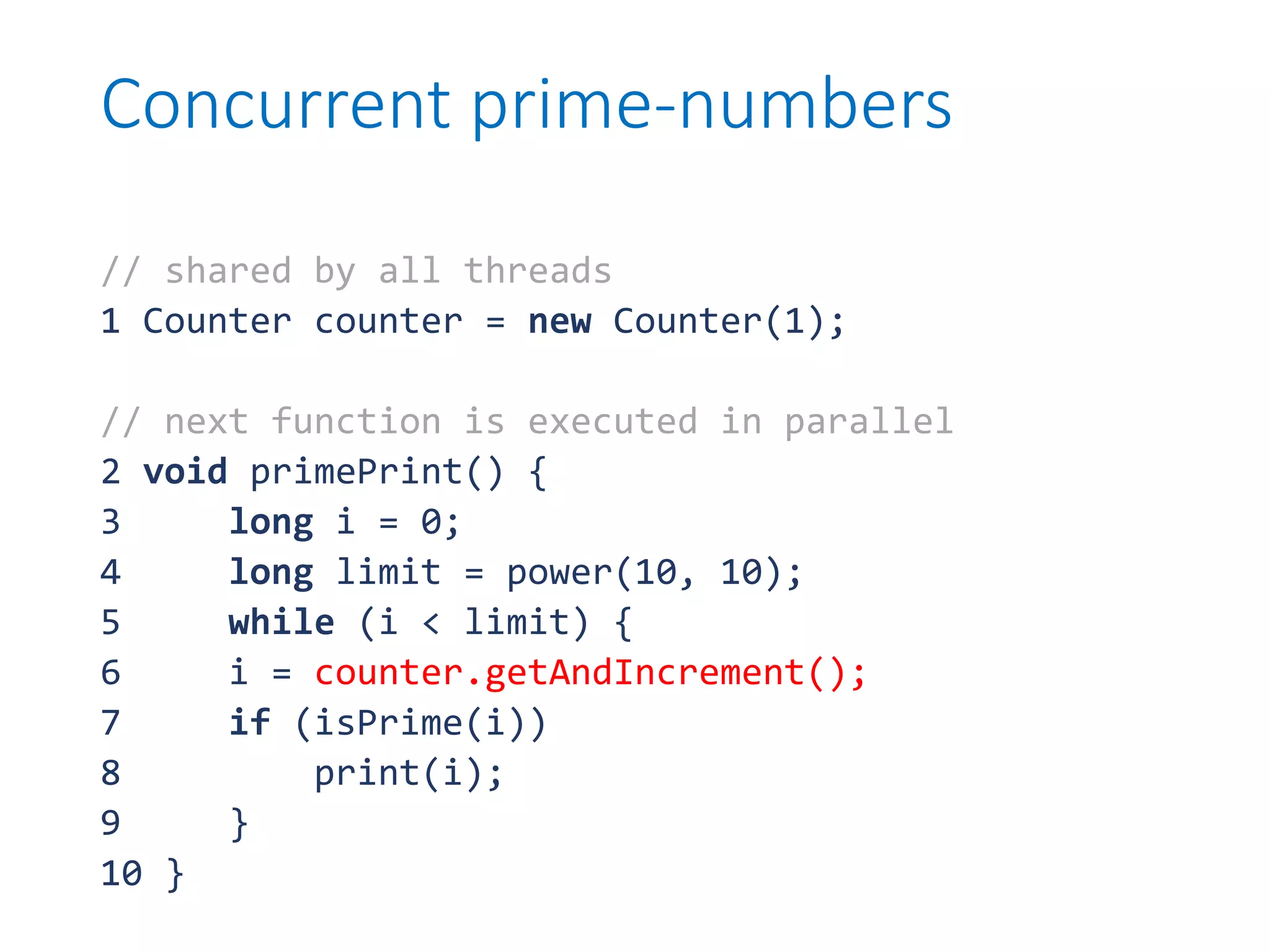 Low-level concurrency (reinvent vehicle) | PPTX | Programming Languages | Computing
