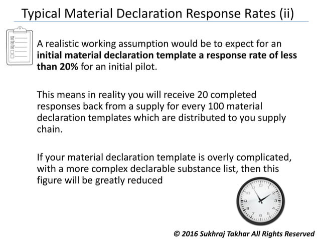 Implementing A Material Declaration System | PPT
